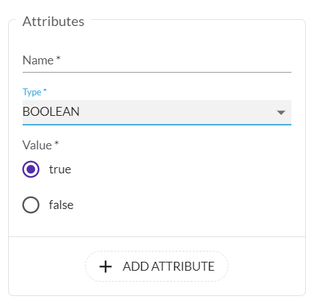 Attribute Input Component